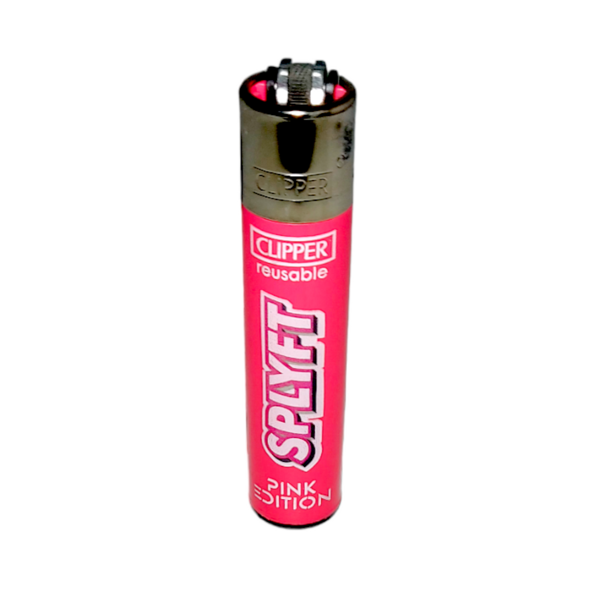 Clipper SPLYFT Black/Pink Large Classic Refillable Lighter – The Smoke ...