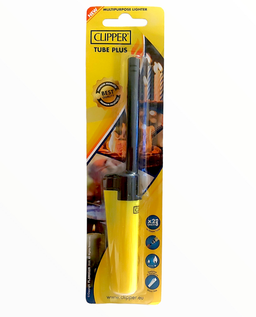 Clipper Tube Plus Multipurpose Shiny Gas Tube Lighters – The Smoke Asylum
