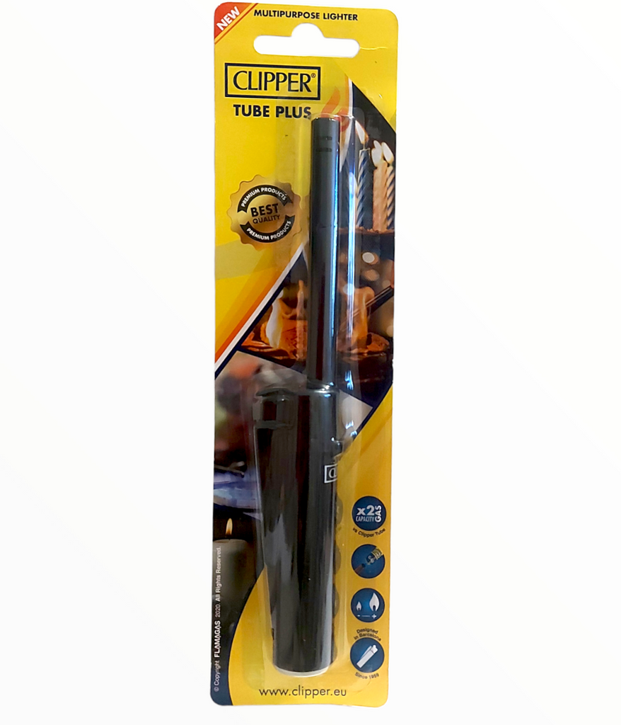 Clipper Tube Plus Multipurpose Shiny Gas Tube Lighters – The Smoke Asylum
