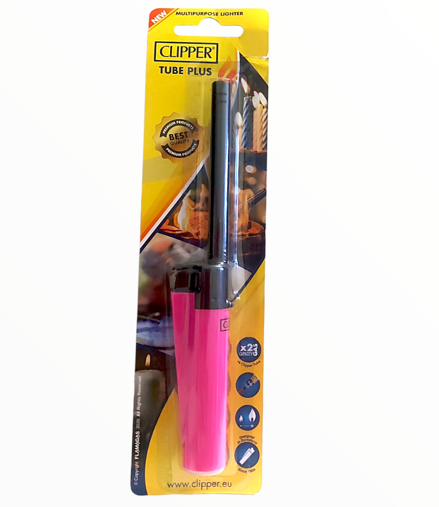 Clipper Tube Plus Multipurpose Shiny Gas Tube Lighters – The Smoke Asylum