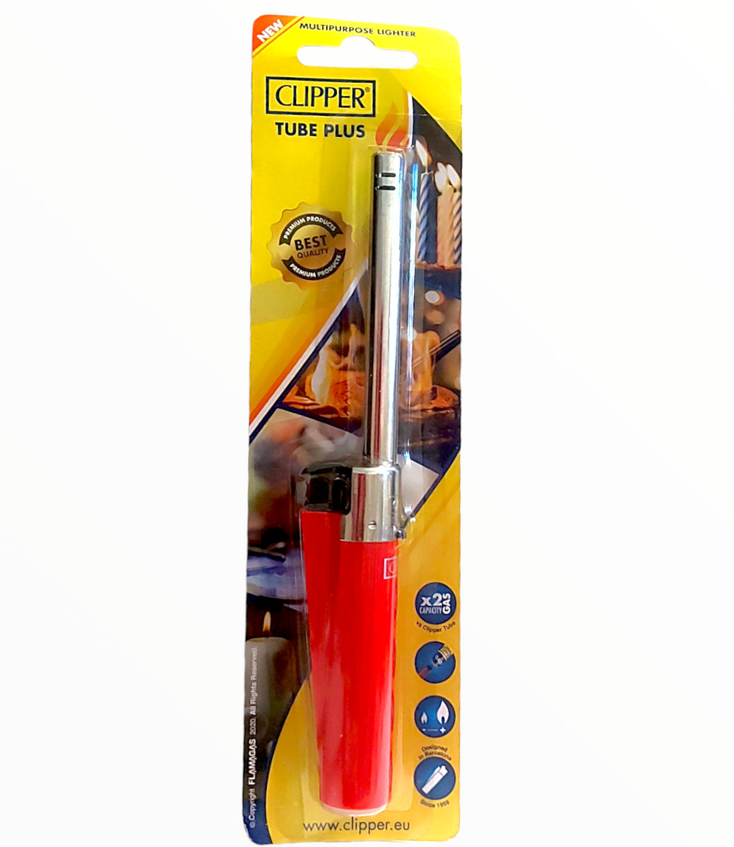 Clipper Tube Plus Multipurpose Shiny Gas Tube Lighters – The Smoke Asylum